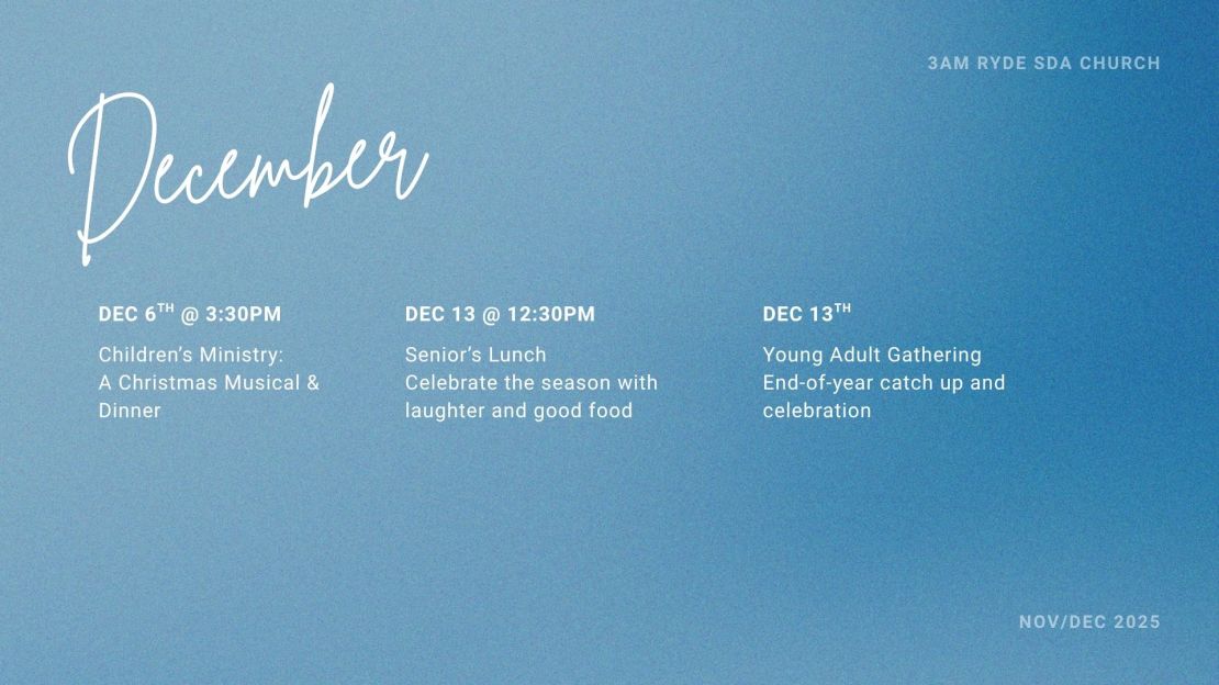 Bulletin - Ryde Adventist Church