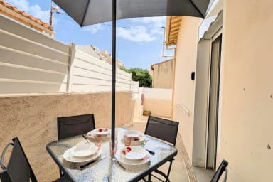Maison Typique à 20 M De La Plage Et Du Port - Canet-en-Roussillon