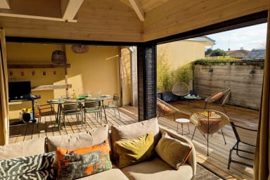 Beautiful Wood-frame House With Spa Near The Ocean - Moliets-et-Maa