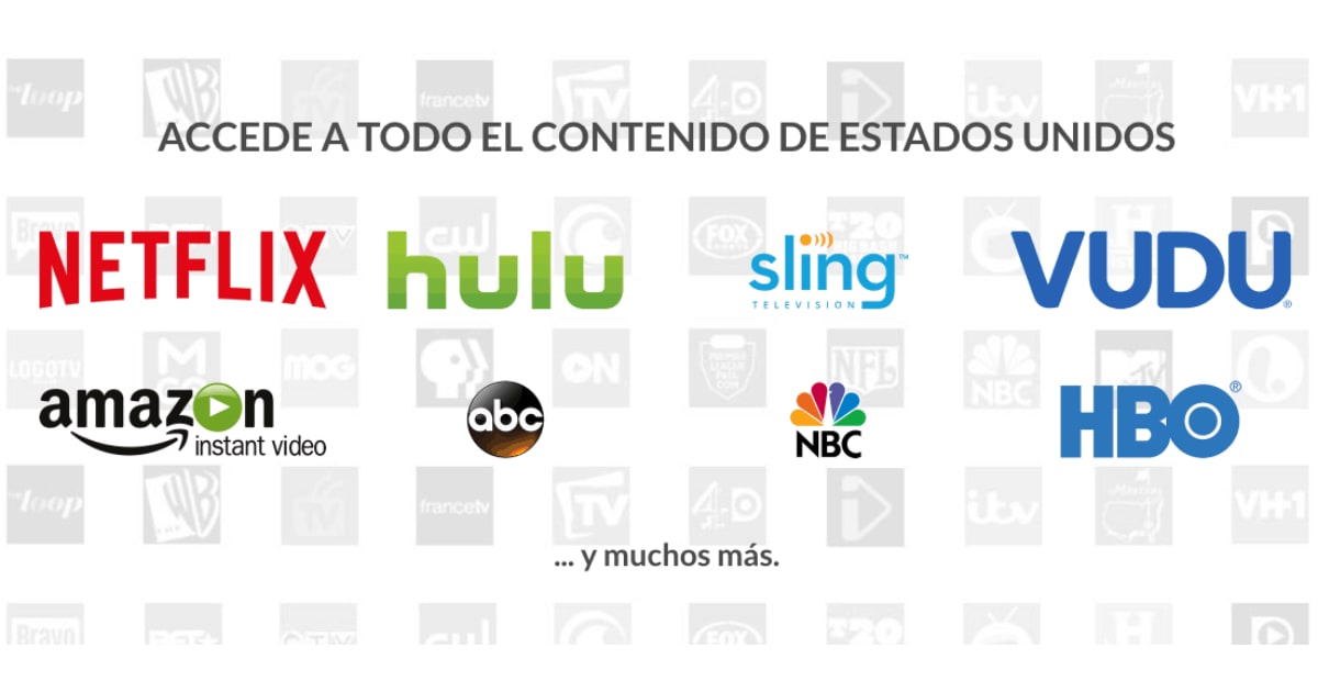 IP USA - Disfruta de TV de USA desde México. (Netflix USA, Hulu,...)