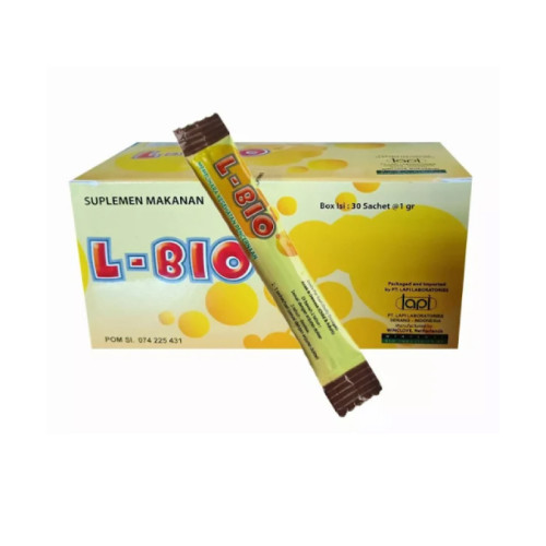 L-Bio Sachet 1 gr - Manfaat, Kandungan, Dosis, dan Efek Samping
