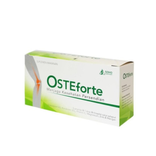 Oste Forte 6 Kaplet - Manfaat, Kandungan, Dosis, dan Efek Samping