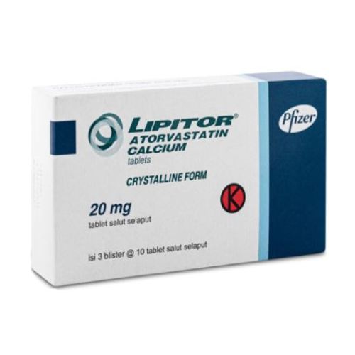 Lipitor 20 mg 10 tablet - Manfaat, Kandungan, Dosis, dan Efek Samping