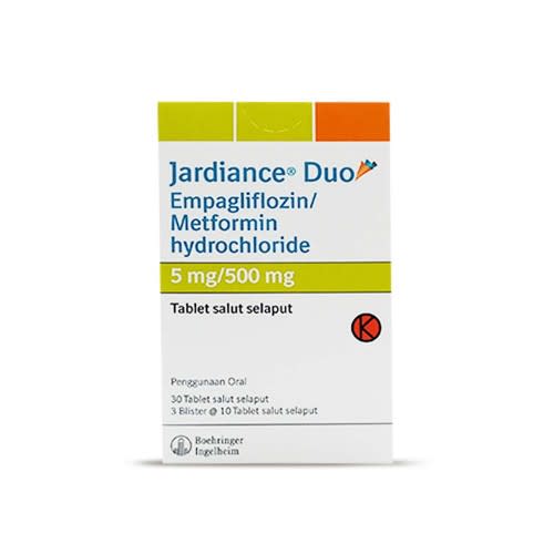Jardiance Duo 5 Mg/500 Mg 10 Tablet - Alodokter Shop