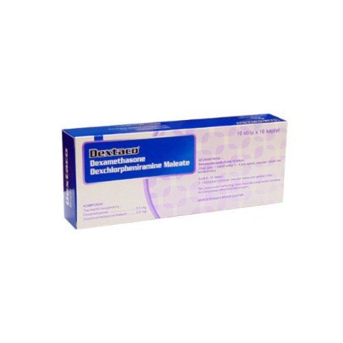 Dextaco 0,5 mg 10 Tablet - Manfaat, Kandungan, Dosis, dan Efek Samping