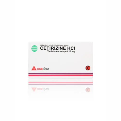 Cetirizine 10 mg 10 Tablet Dexa Medica - Manfaat, Kandungan, Dosis, dan ...