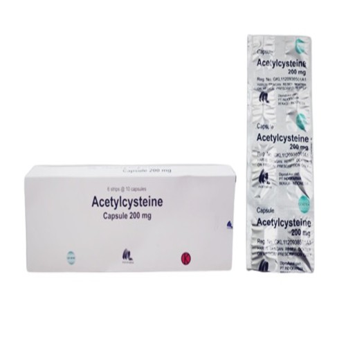 Acetylcysteine 200 mg 10 Kapsul Indofarma - Manfaat, Kandungan, Dosis ...