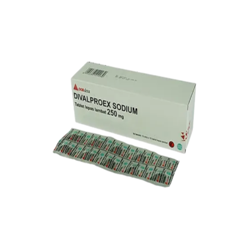Divalproex Sodium 250 mg 10 Tablet Dexa Medica - Manfaat, Kandungan, Dosis, dan Efek Samping