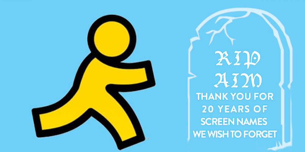 RIP AOL Instant Messenger
