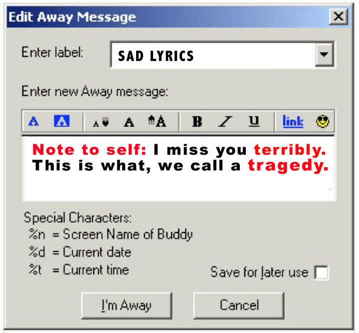 RIP AOL Instant Messenger