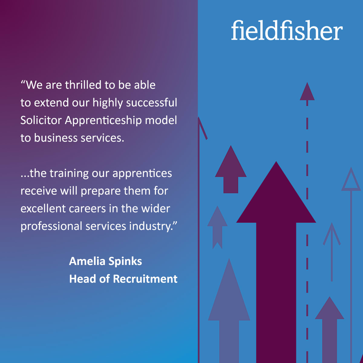 Fieldfisher launches ACE apprenticeship programme | Fieldfisher