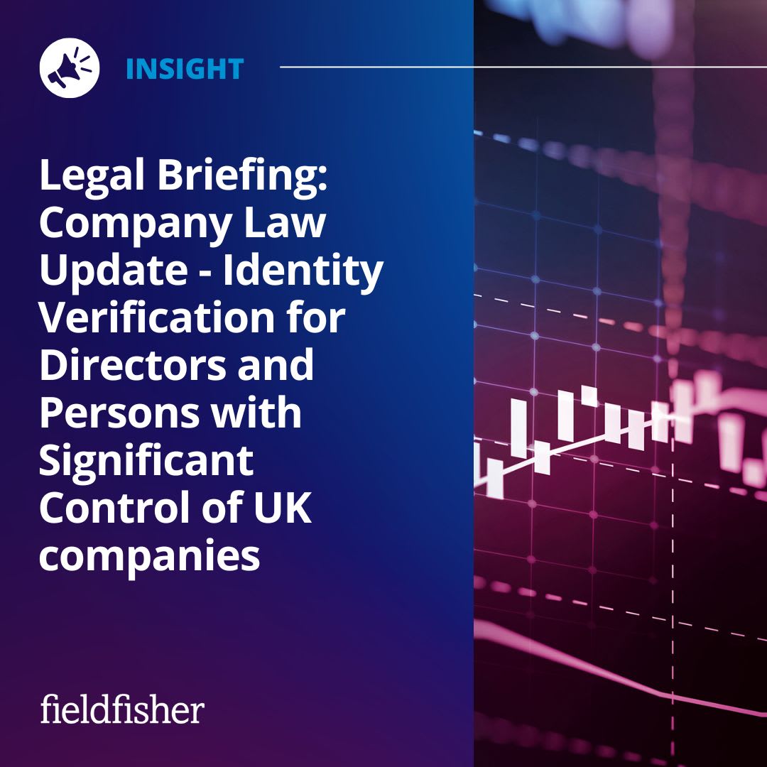 Legal Briefing: Company Law Update - Identity Verification for ...