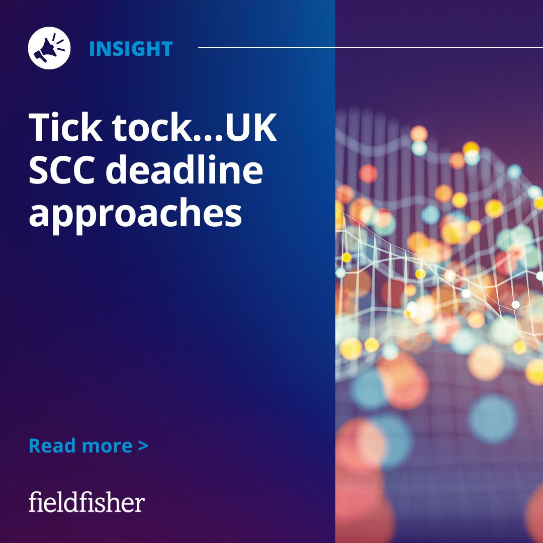 Tick tock…UK SCC deadline approaches