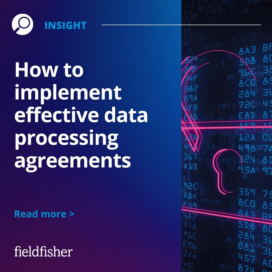 How to implement effective data processing agreements