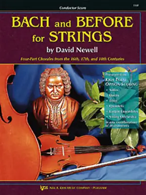 Bach and Before for strings by David Newell SCORE | Notebutikken