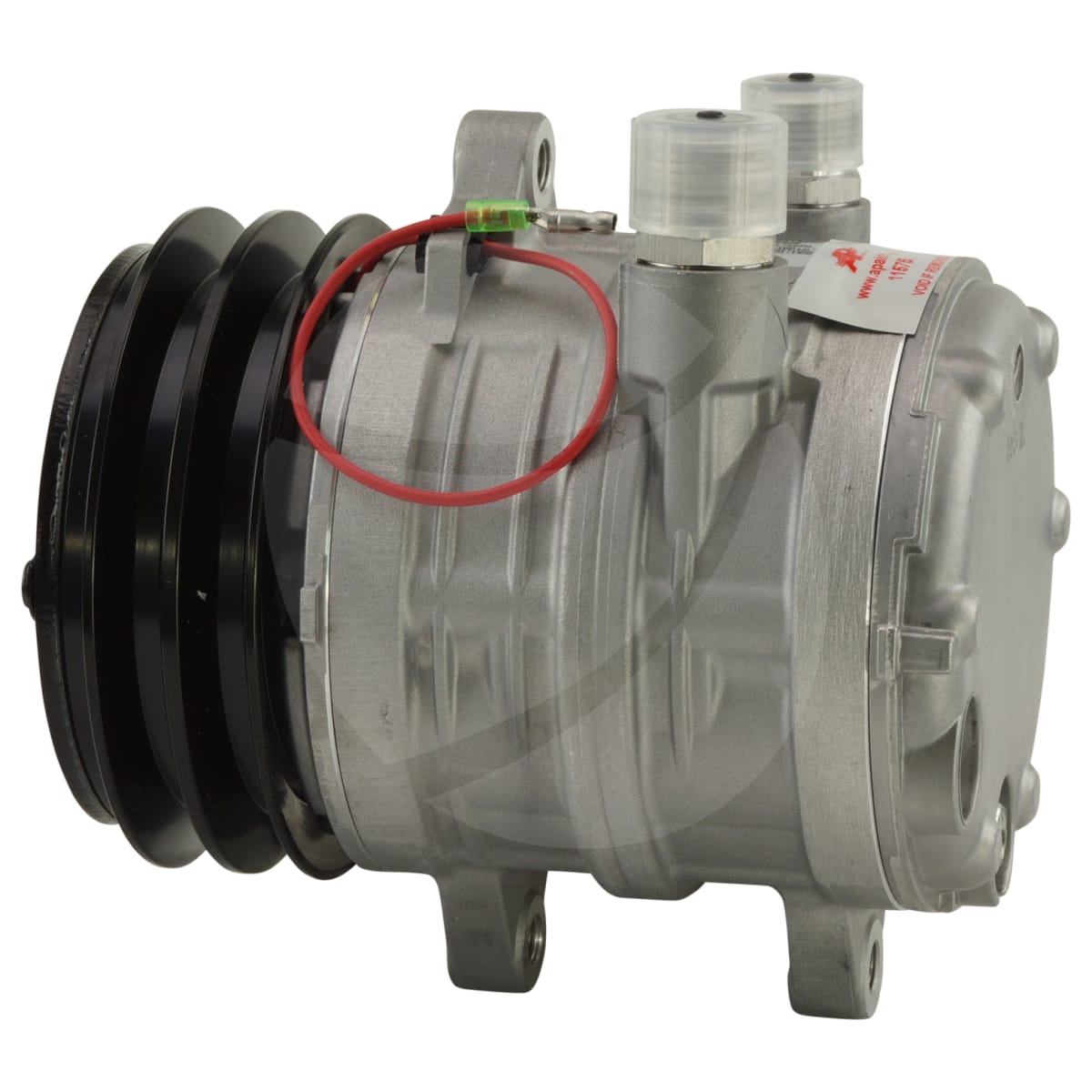 COMPRESSOR, TAMA, TM08, 12V, 2A, 125MM, VERT O-RING, EAR MOUNT, R134A