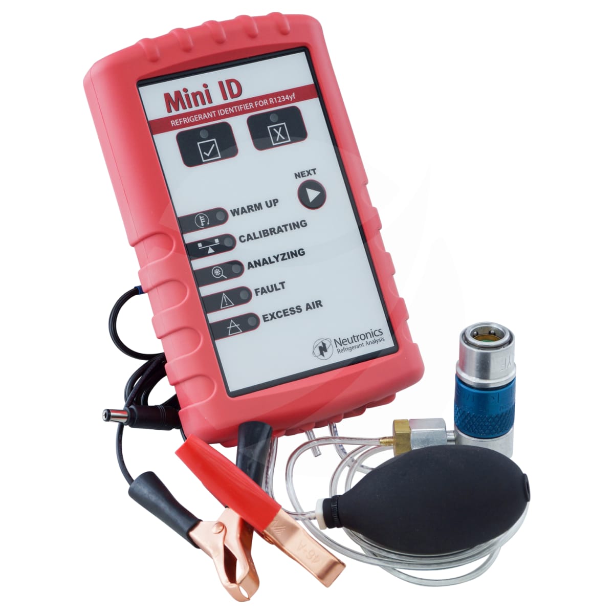 REFRIGERANT IDENTIFIER, NEUTRONICS, R1234YF, MINI ID, SUITS CFC, HFC ...