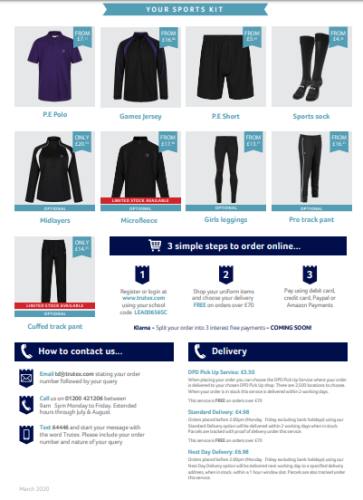 Uniform - Outwood Academy Carlton