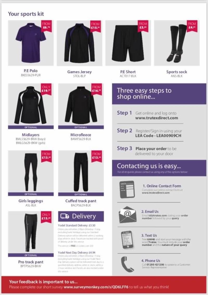 Uniform - Outwood Academy Redcar