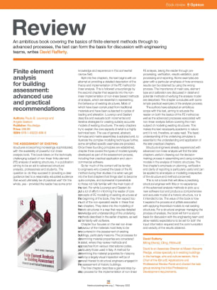 Book review: Finite element analysis for building assessment - The ...