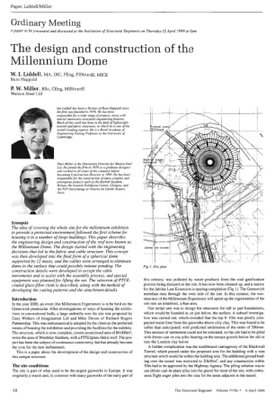 The Design and Construction of the Millennium Dome - The Institution of ...