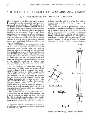 Notes on the Stability of Columns and Beams - The Institution of ...