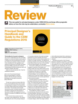 Book review: Principal designer's handbook and guide to the CDM ...
