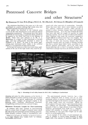 Prestressed Concrete Bridges and other Structures - The Institution of ...