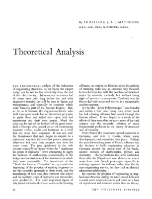 Theoretical Analysis - The Institution of Structural Engineers
