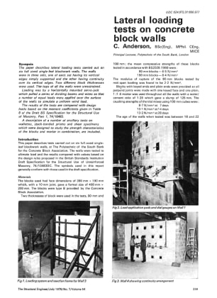 Lateral Loading Tests on Concrete Block Walls - The Institution of ...