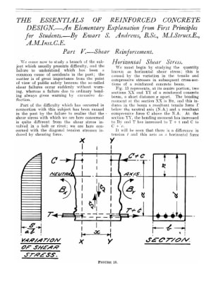 The Essentials of Reinforced Concrete Design Part V - Shear ...