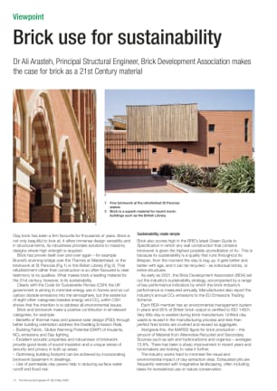 Brick use for sustainability - The Institution of Structural Engineers