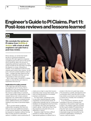 Engineer's Guide to PI Claims. Part 11: Post-loss reviews and lessons ...