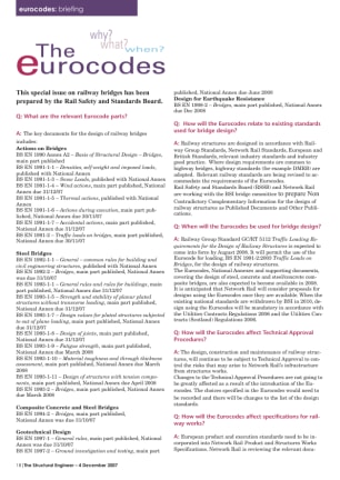 Eurocodes: Briefing - The Institution of Structural Engineers