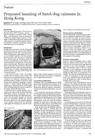 Proposed Banning of Hand-Dug Caissons in Hong Kong - The Institution of ...