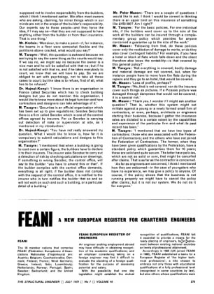 FEANI A New European Register for Chartered Engineers - The Institution ...