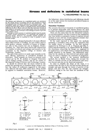 Stresses and deflexions in castellated beams - The Institution of ...