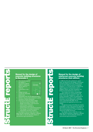Advertisement: Publications - The Institution of Structural Engineers