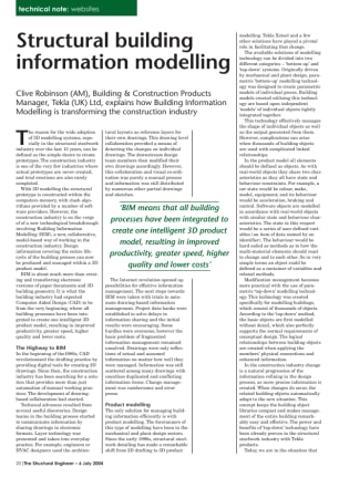 Structural building information modelling - The Institution of ...