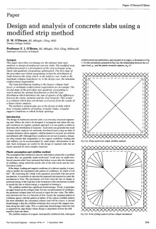 Design and Analysis of Concrete Slabs Using a Modified Strip Method ...