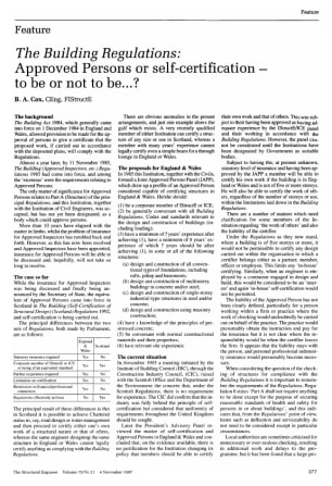 build over self certification