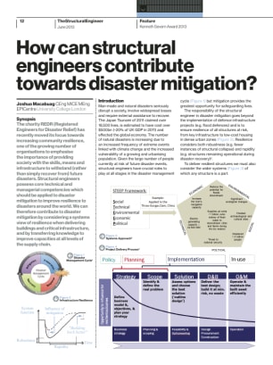 How can structural engineers contribute towards disaster mitigation ...