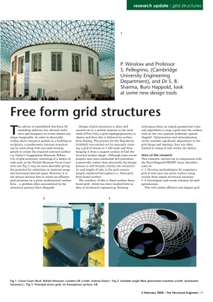 Free form grid structures - The Institution of Structural Engineers