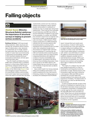 Falling objects - The Institution of Structural Engineers