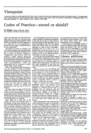 Codes of Practice - Sword or Shield? - The Institution of Structural ...