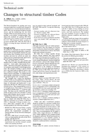 Changes to Structural Timber Codes - The Institution of Structural ...