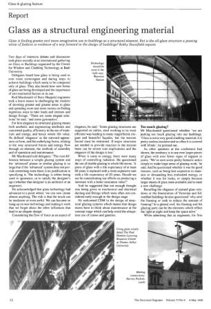 Glass a Structural Engineering Material - The Institution of Structural Engineers