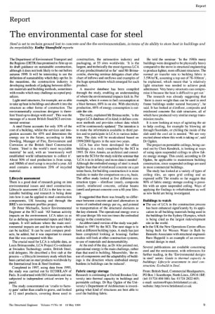 The Environmental Case for Steel - The Institution of Structural Engineers