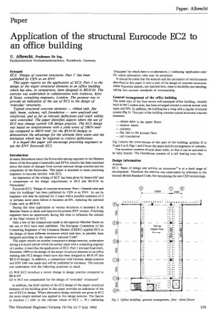 Application of the Structural Eurocode EC2 to an Office Building - The ...