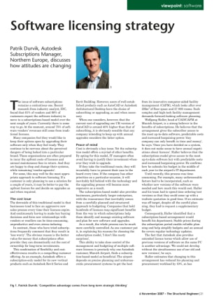 Software licensing strategy - The Institution of Structural Engineers